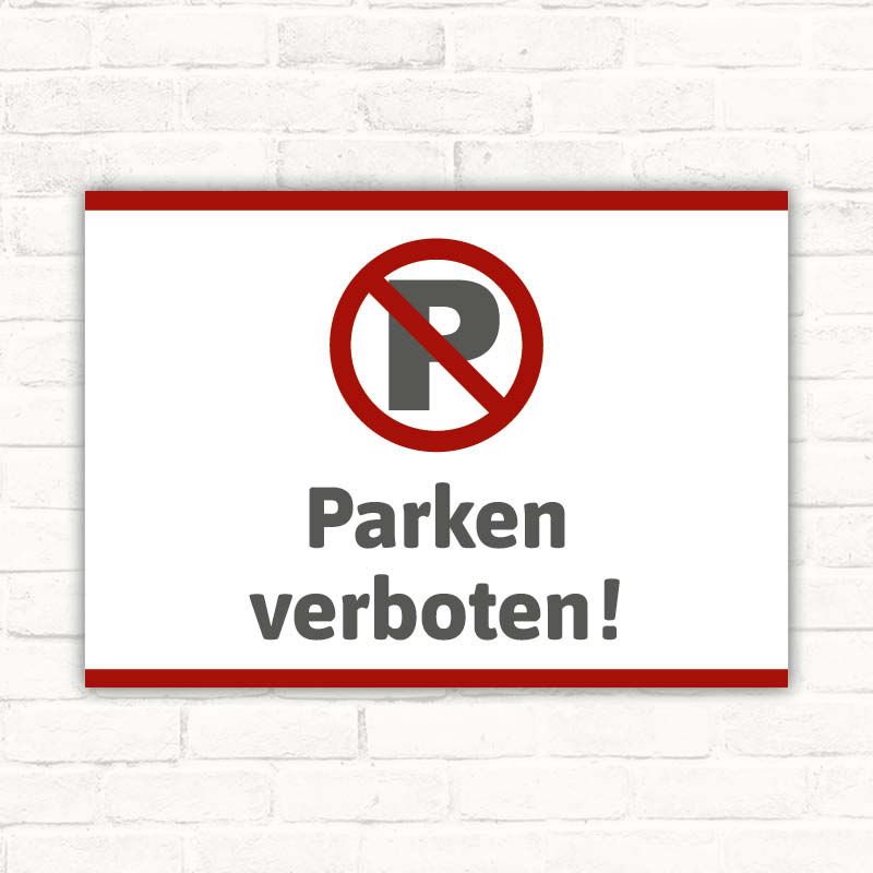 Schild Parken Verboten